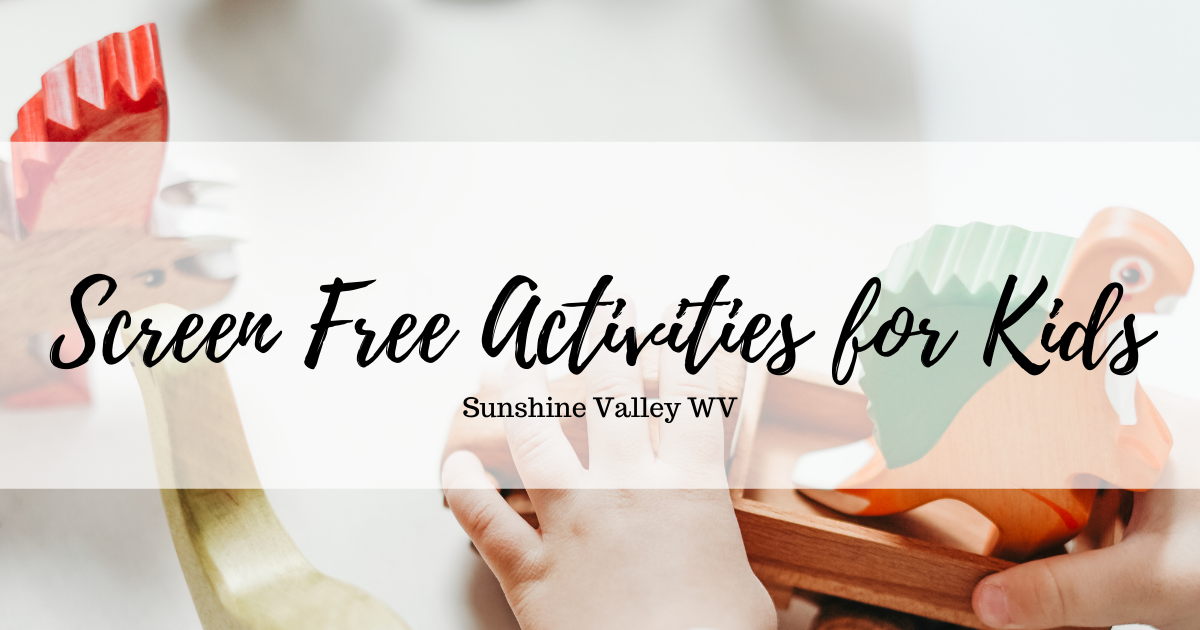 20 Screen Free Activities for Kids! - Sunshine Valley