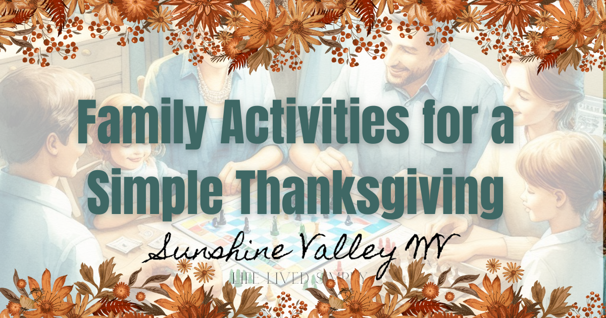 Family Activities for a Simple Thanksgiving That Encourage Gratitude ...