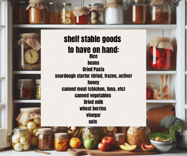How to Build a Natural Disaster Ready Pantry - Sunshine Valley