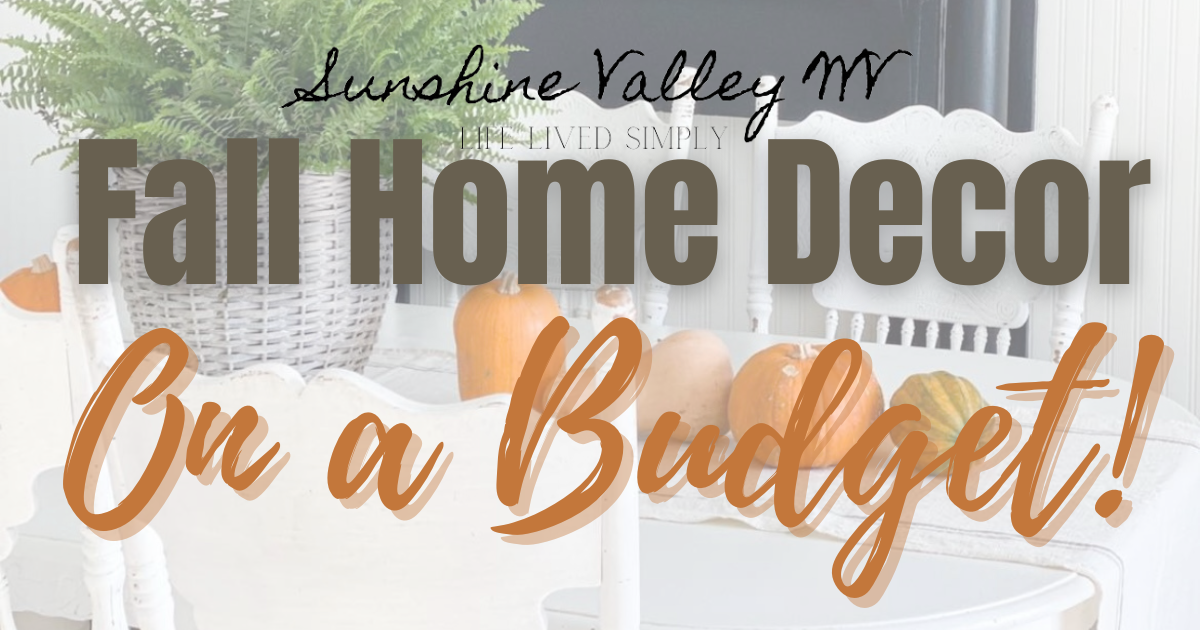Simple Fall Home Decor on a Budget: Cozy, Thrifty Ideas for Autumn ...