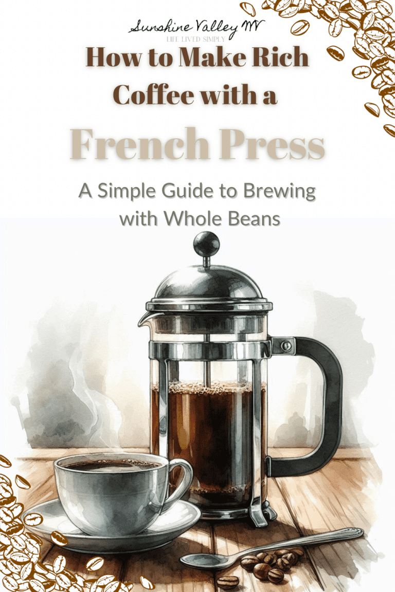How to Make Coffee Using Whole Beans in a French Press: A Simple Step ...