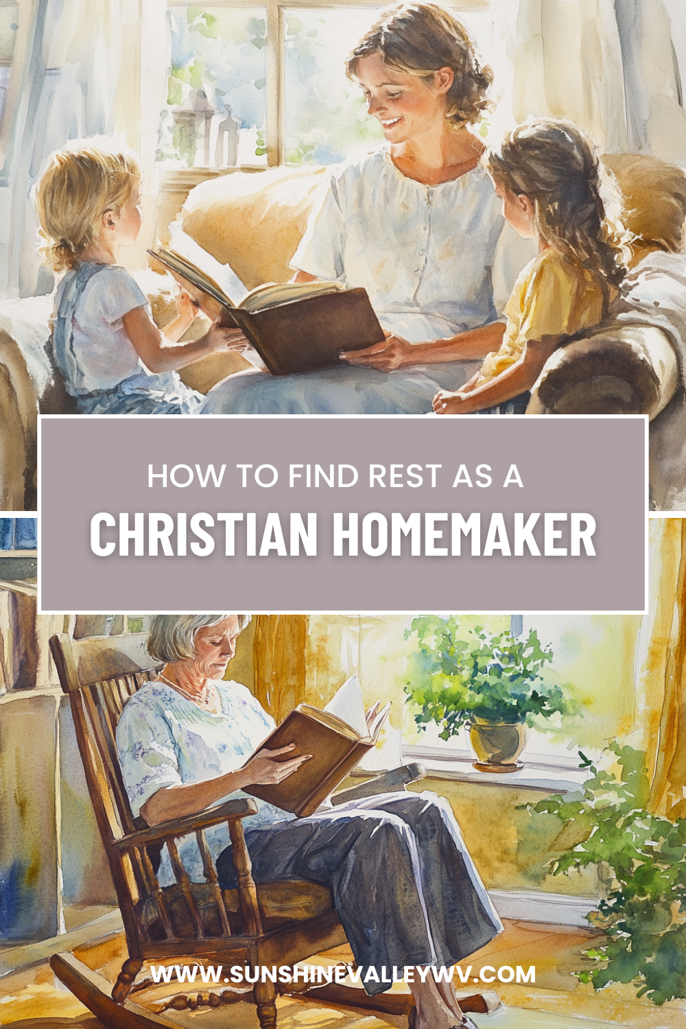 Simple Ways for Finding Rest as a Christian Homemaker - Sunshine Valley